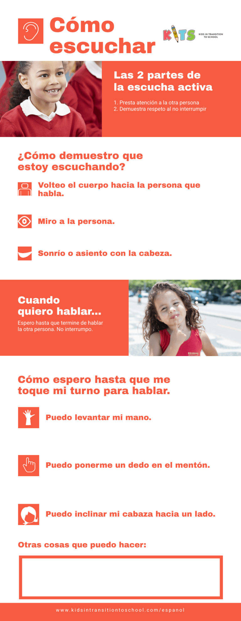 Cómo escuchar: Una guía para niños - KITS