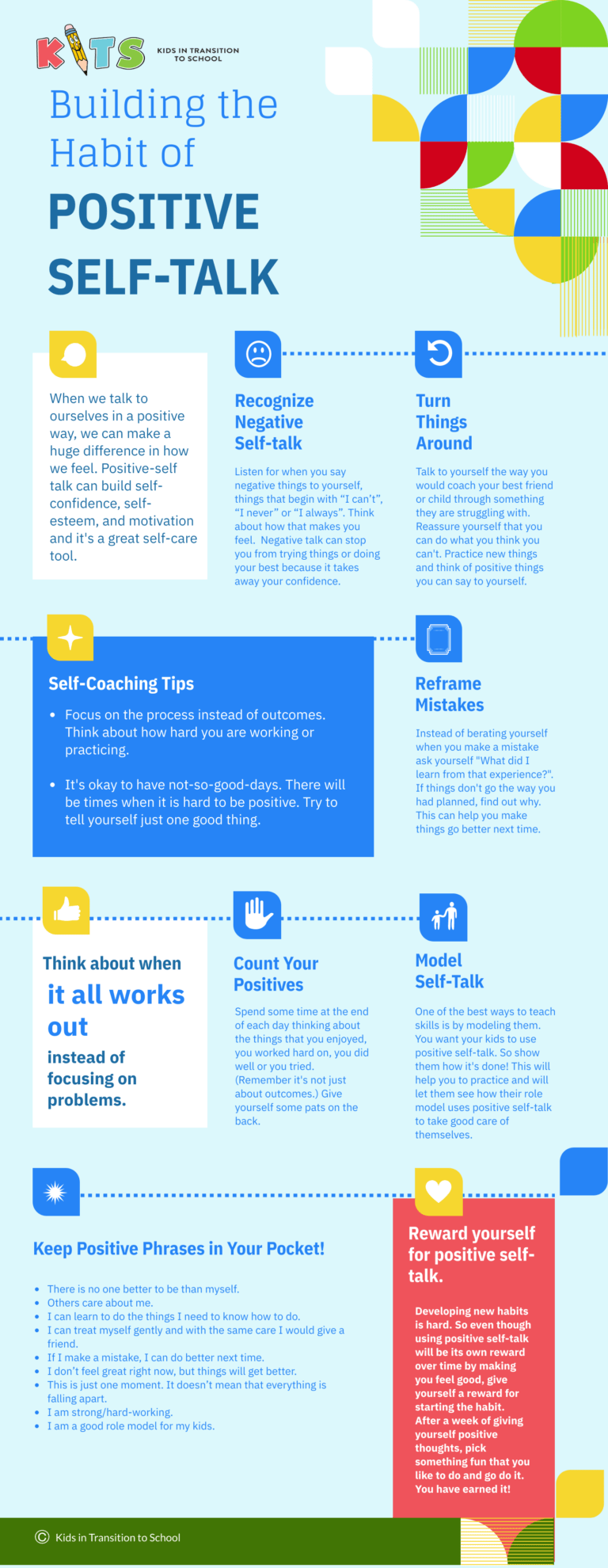 Building the Habit of Positive Self-Talk-Infographic - KITS