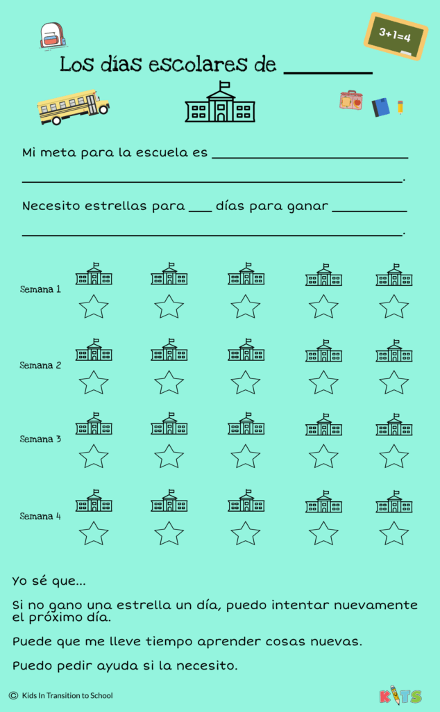 Ilumine las habilidades escolares con un gráfico de estrellas - KITS
