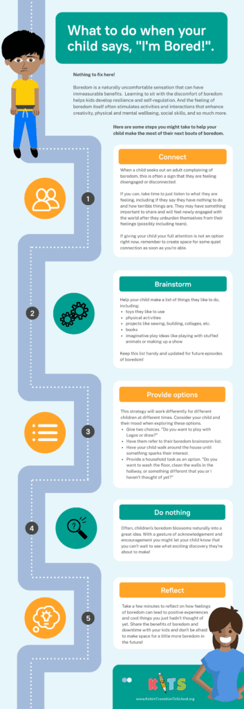 My Child is Bored!! What Should I Do?! – Infographic - KITS